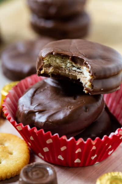 Rolo Stuffed Ritz Crackers - Spicy Southern Kitchen