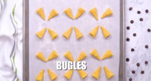 Chocolate Dipped Peanut Butter Bugles - Spicy Southern Kitchen