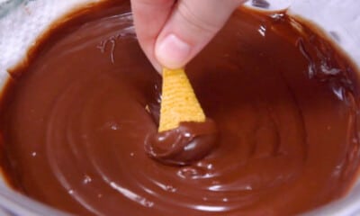 Chocolate Dipped Peanut Butter Bugles - Spicy Southern Kitchen
