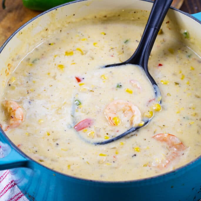 Southwestern Shrimp Chowder - Spicy Southern Kitchen