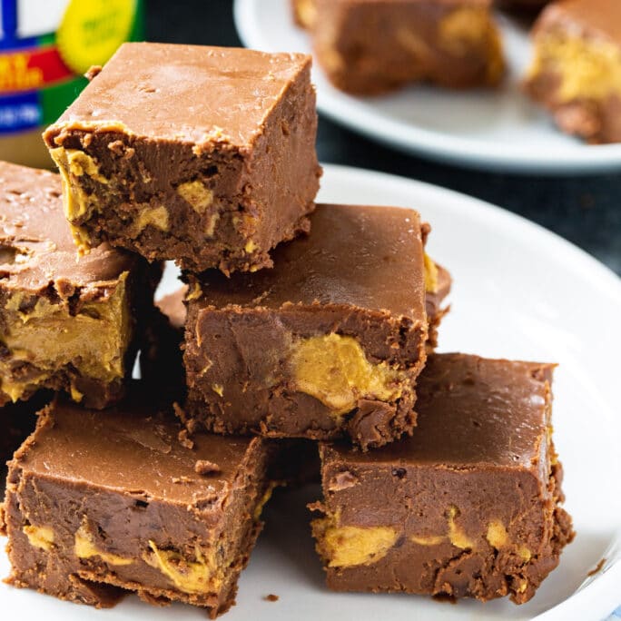 Peanut Butter and Chocolate Fudge - Spicy Southern Kitchen