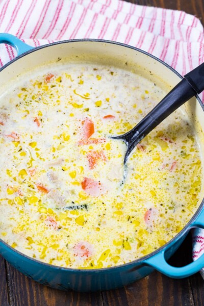 Turkey Corn Chowder - Spicy Southern Kitchen