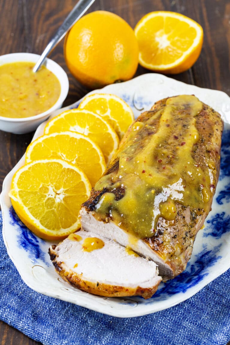 Orange-Glazed Pork Loin - Spicy Southern Kitchen