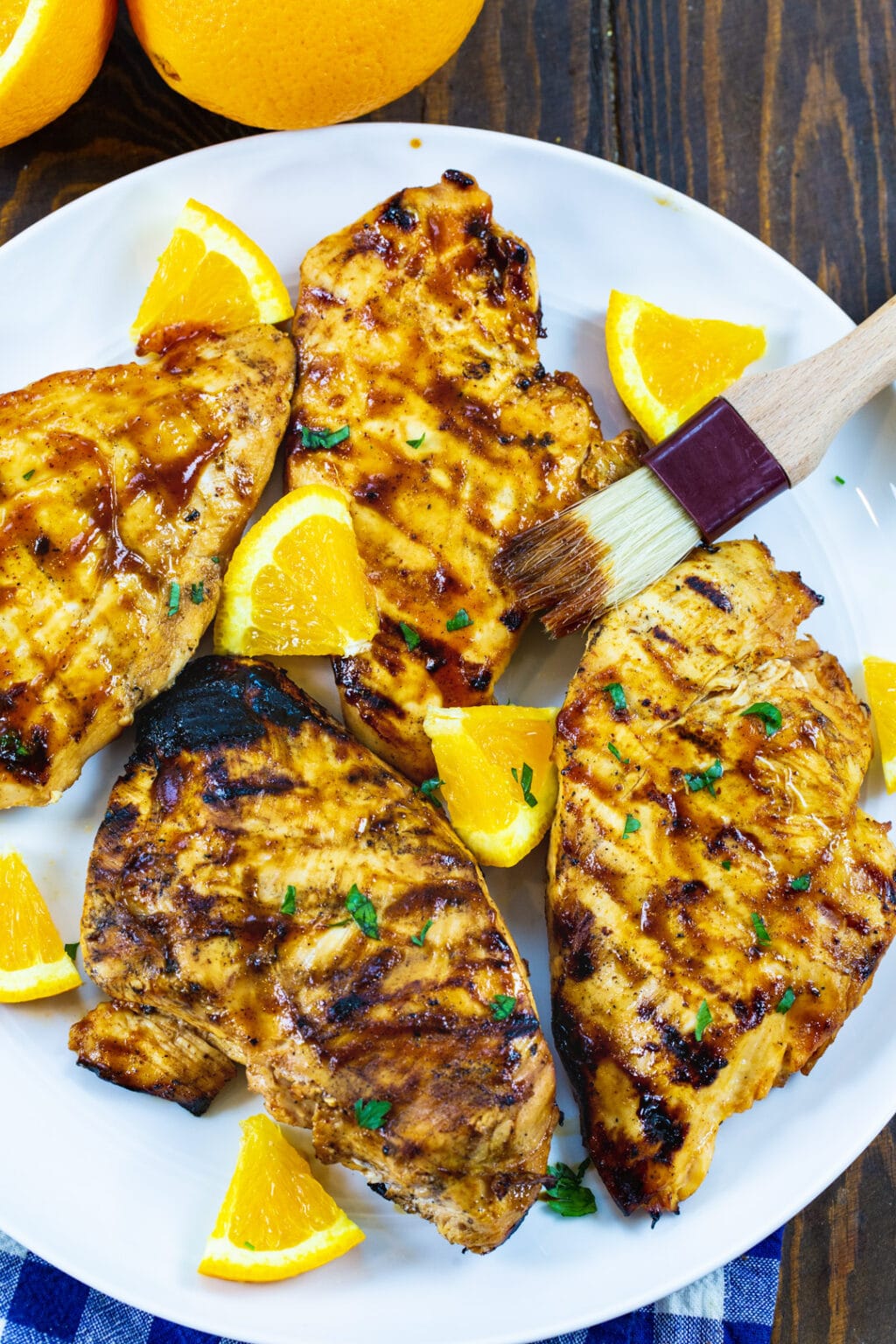 Grilled Chipotle Orange Chicken - Spicy Southern Kitchen