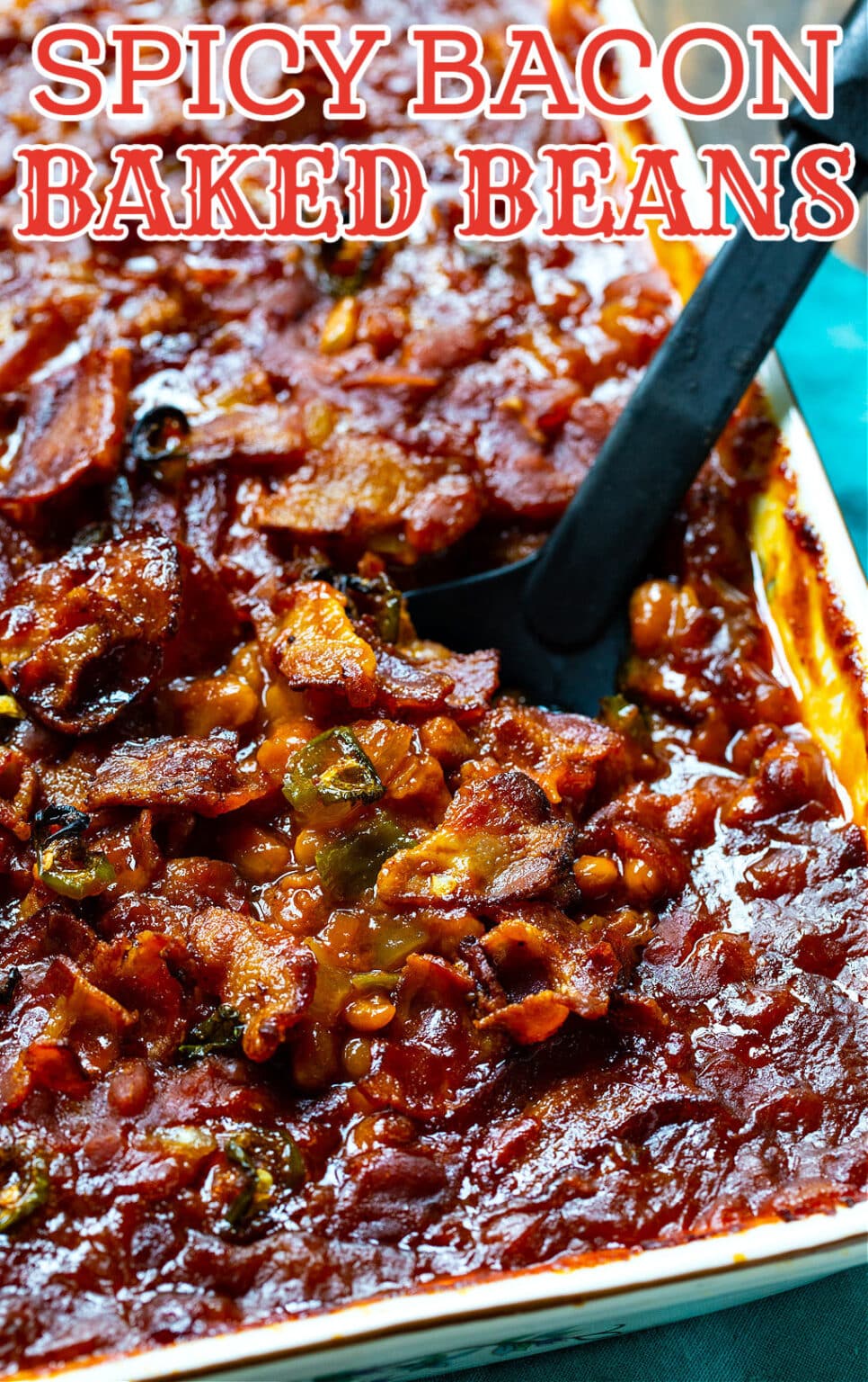 Spicy Bacon Baked Beans - Spicy Southern Kitchen