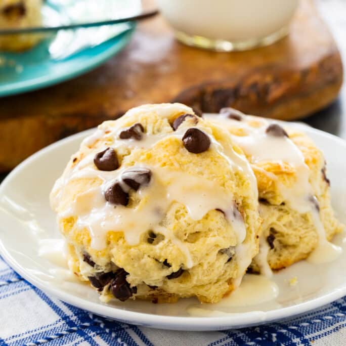 Chocolate Chip Biscuits - Spicy Southern Kitchen