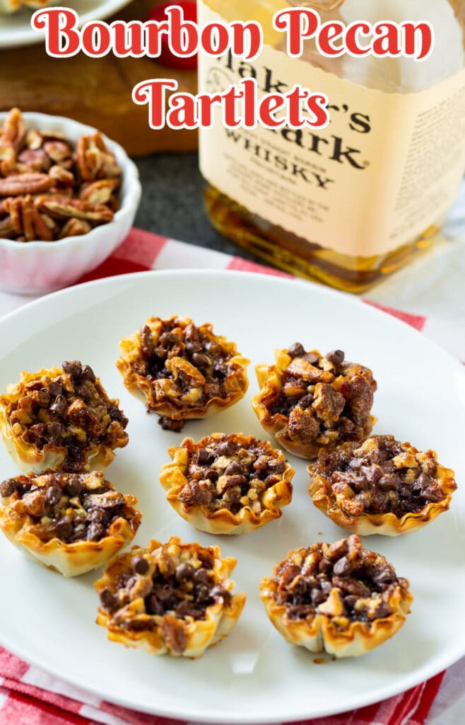 Bourbon Pecan Tartlets - Spicy Southern Kitchen