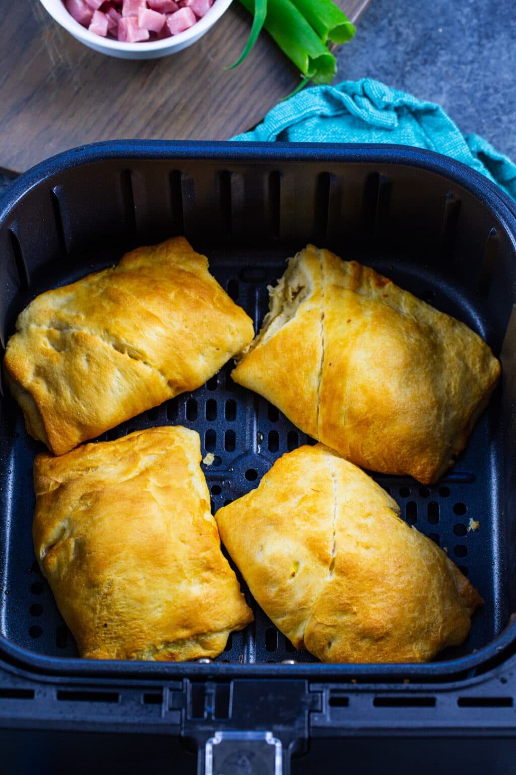 Air Fryer Ham and Egg Pockets - Spicy Southern Kitchen