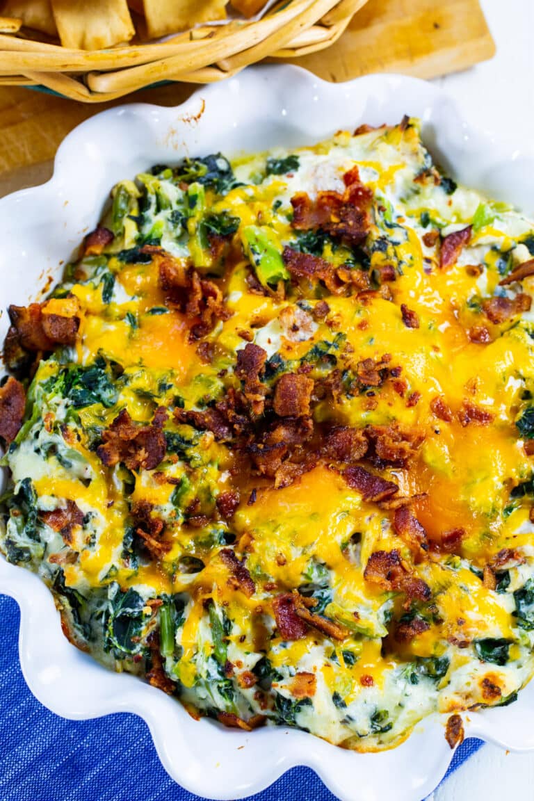 Collards Artichoke Dip - Spicy Southern Kitchen