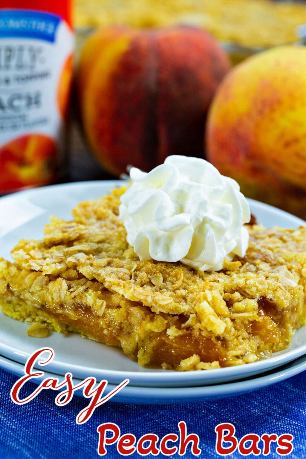 Easy Peach Bars - Spicy Southern Kitchen