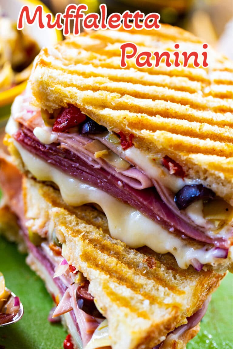 Muffaletta Panini - Spicy Southern Kitchen