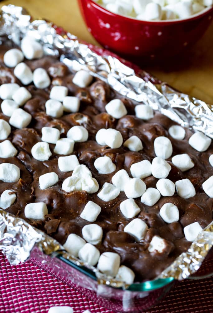 Rocky Road Fudge - Spicy Southern Kitchen