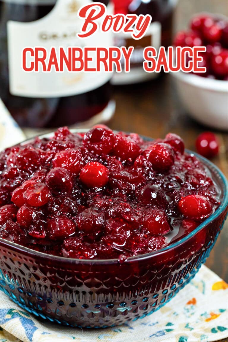Boozy Cranberry Sauce - Spicy Southern Kitchen