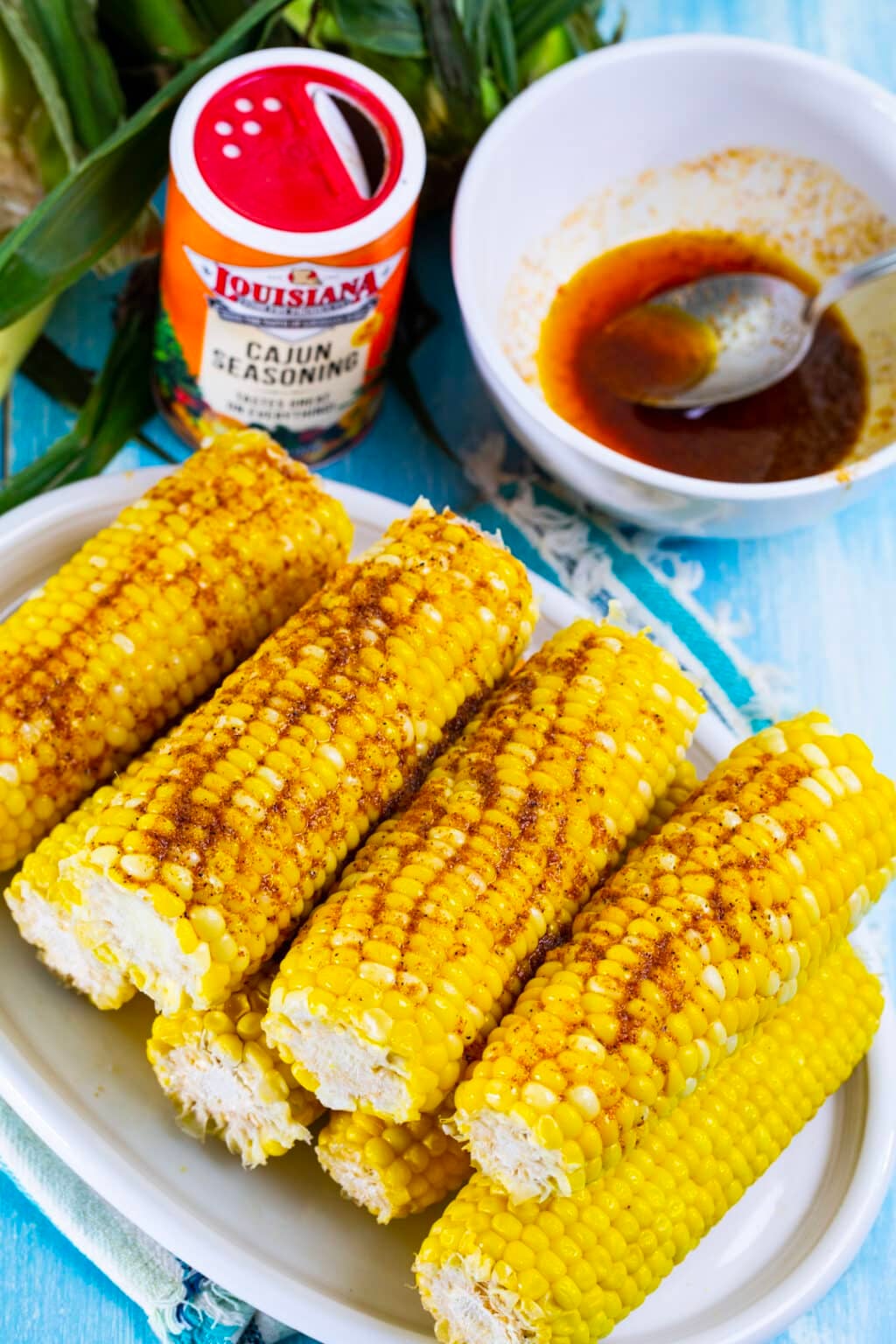 Cajun Buttered Corn - Spicy Southern Kitchen