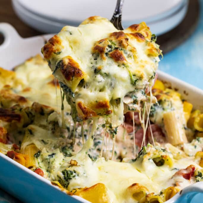 Chicken Spinach Rigatoni - Spicy Southern Kitchen