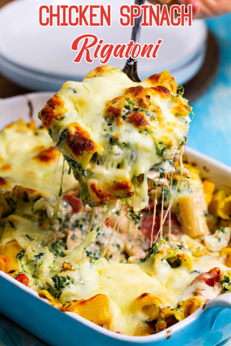 Chicken Spinach Rigatoni - Spicy Southern Kitchen
