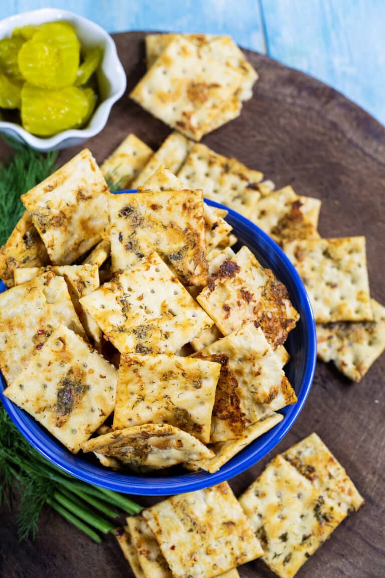 Dill Pickle Saltines - Spicy Southern Kitchen
