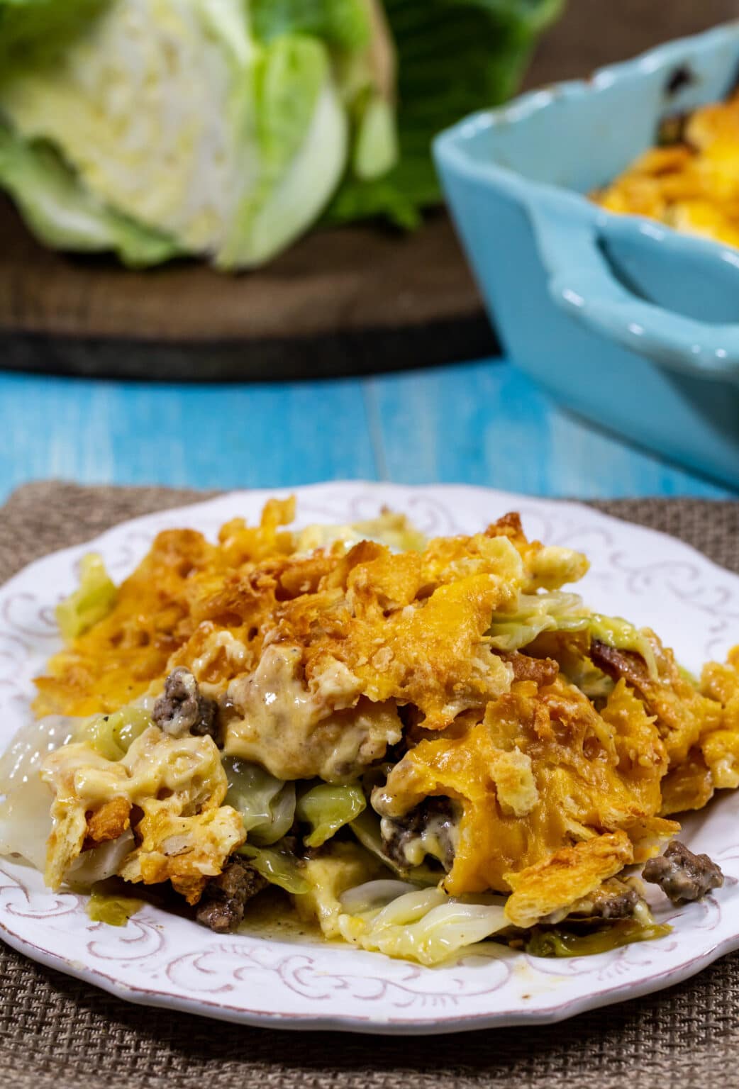 Cabbage Ground Beef Casserole - Spicy Southern Kitchen
