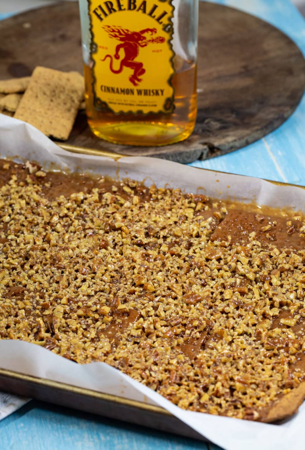 Fireball Graham Cracker Candy - Spicy Southern Kitchen