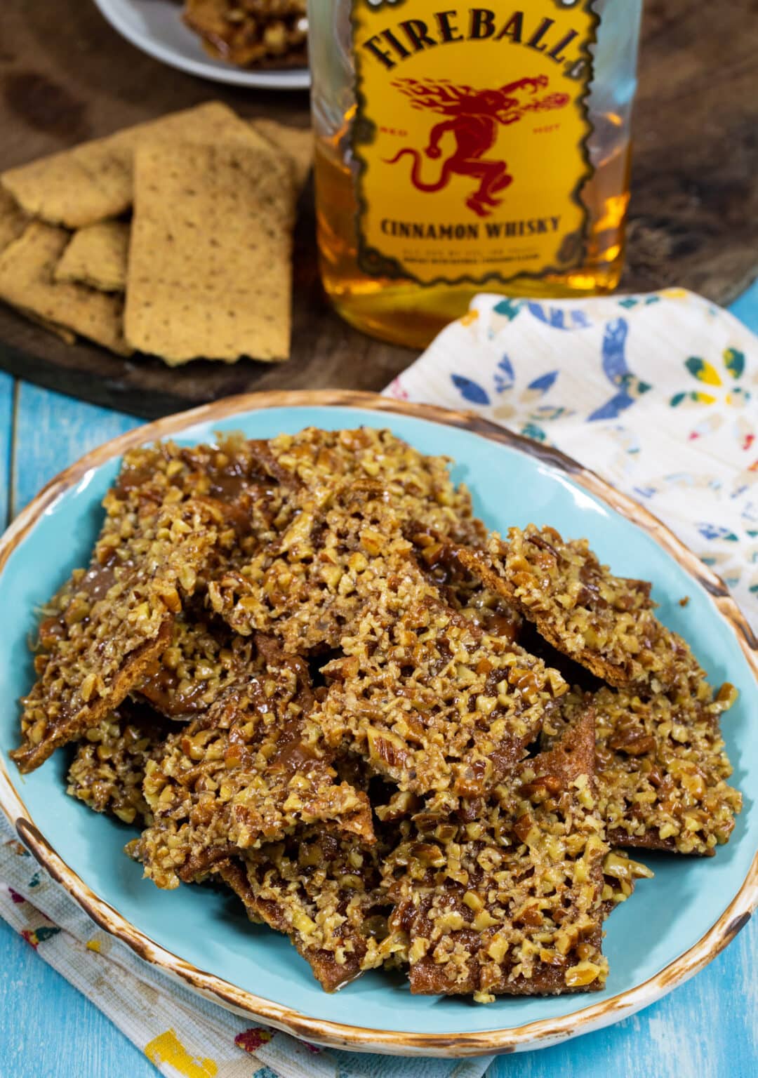 Fireball Graham Cracker Candy - Spicy Southern Kitchen