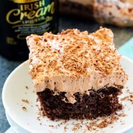 Irish Cream Poke Cake - Spicy Southern Kitchen