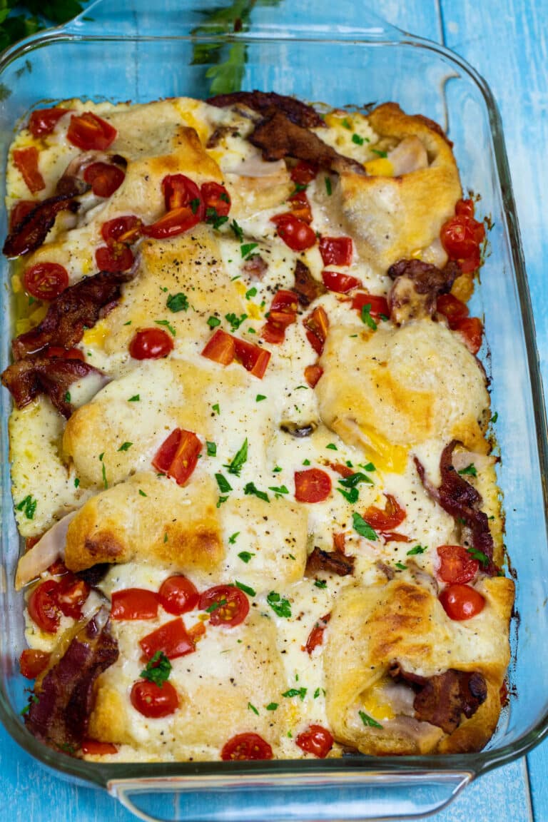 Kentucky Hot Brown Crescent Casserole - Spicy Southern Kitchen