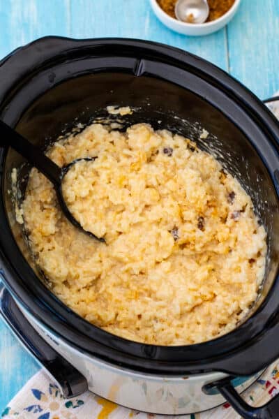 Slow Cooker Rice Pudding - Spicy Southern Kitchen
