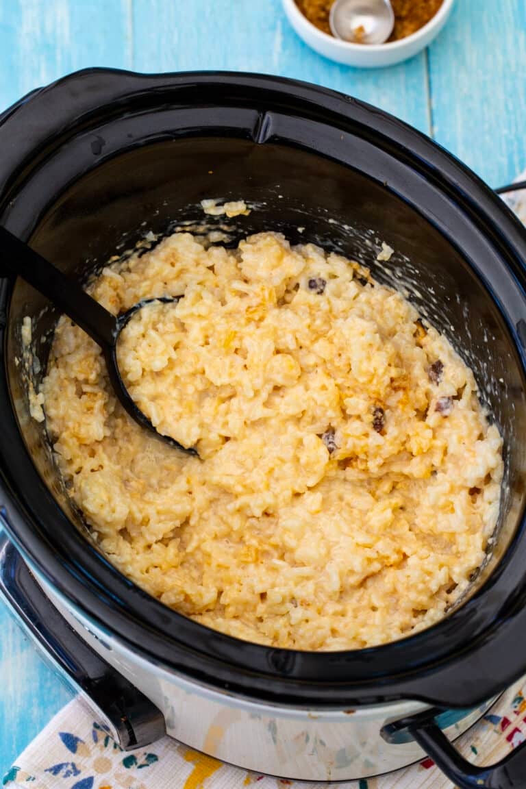 Slow Cooker Rice Pudding - Spicy Southern Kitchen