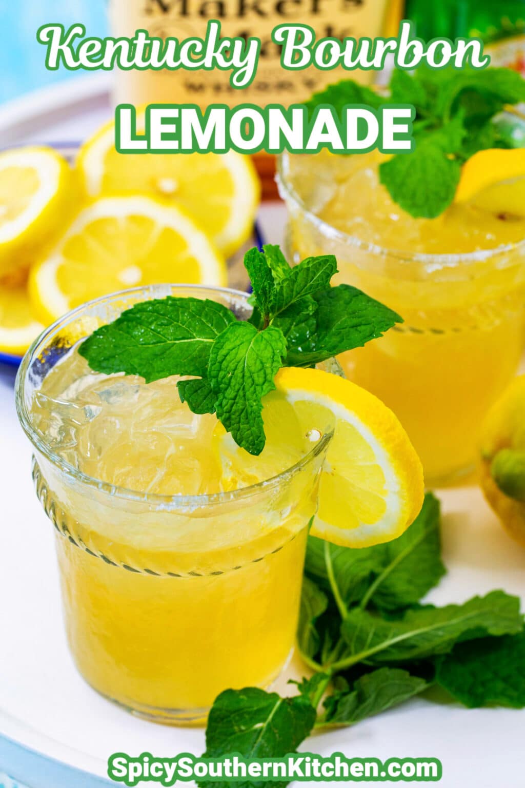 Kentucky Bourbon Lemonade - Spicy Southern Kitchen