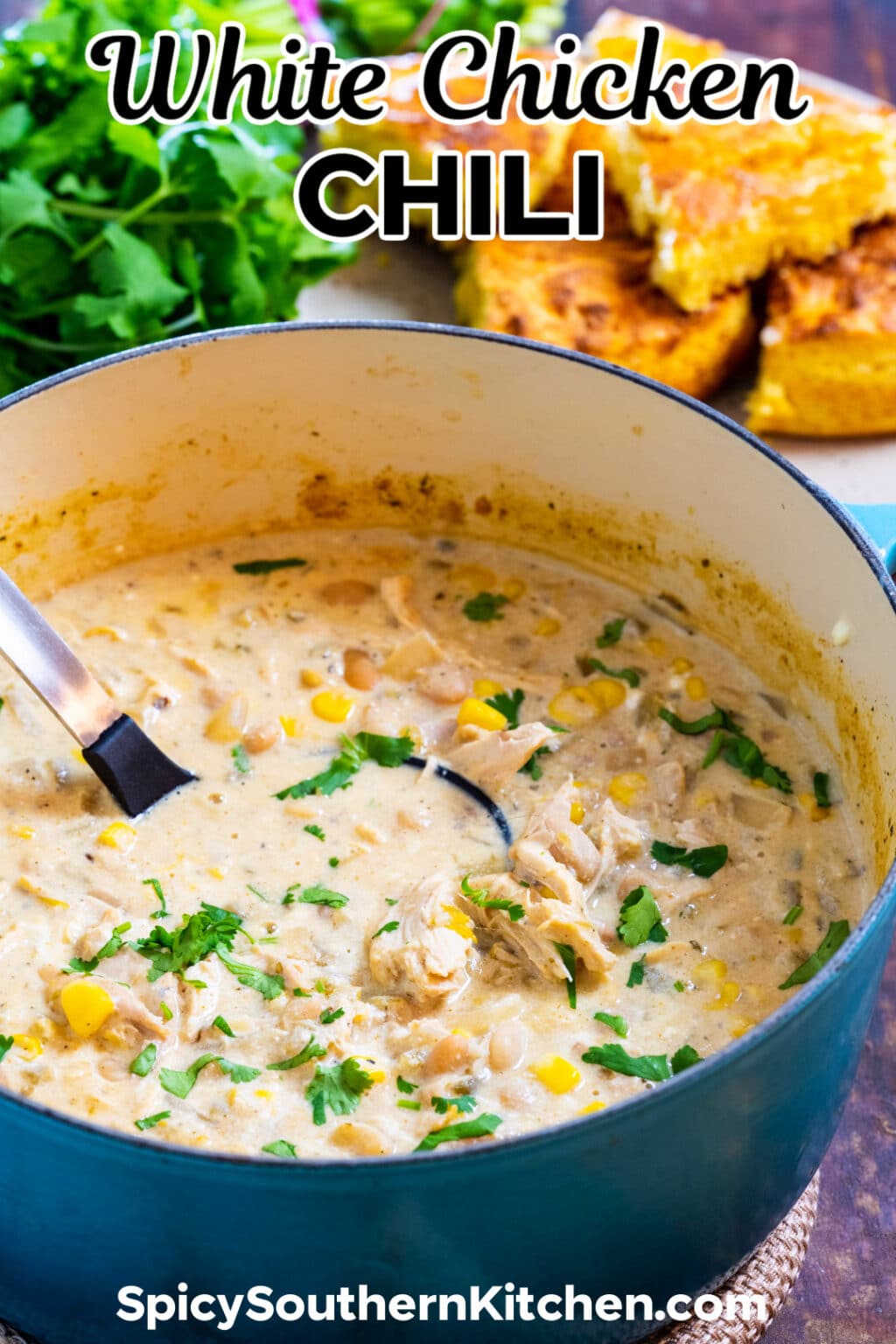 White Chicken Chili - Spicy Southern Kitchen