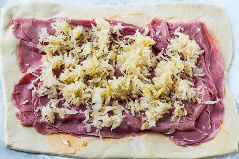 Air Fryer Reuben Stromboli - Spicy Southern Kitchen