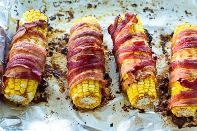 Spicy Bacon Wrapped Corn - Spicy Southern Kitchen