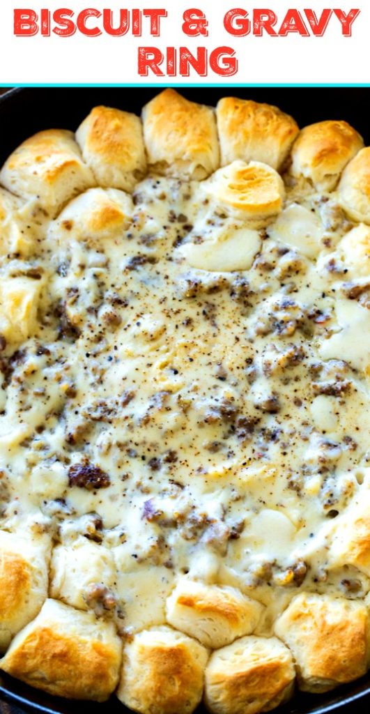 Biscuit and Gravy Ring - Spicy Southern Kitchen
