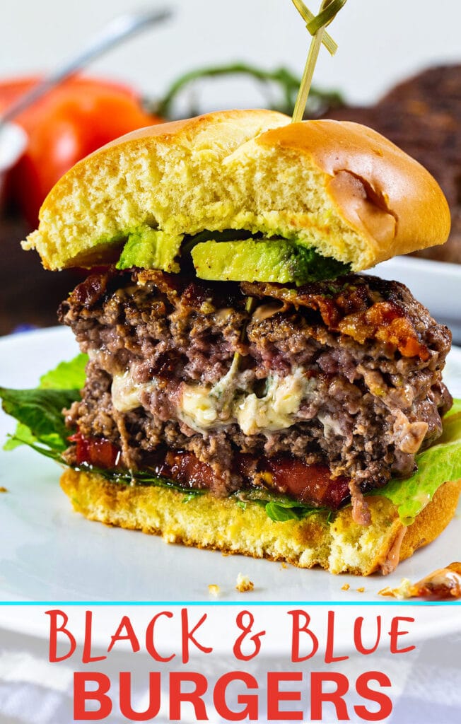 Black and Blue Burgers - Spicy Southern Kitchen