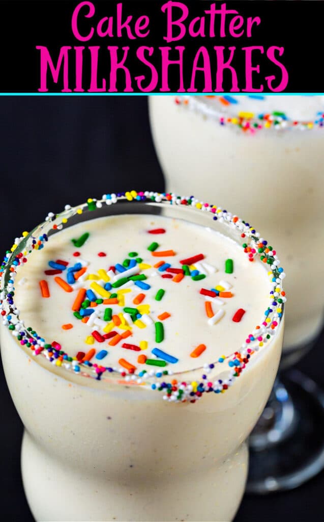 Cake Batter Milkshakes Recipe - Spicy Southern Kitchen