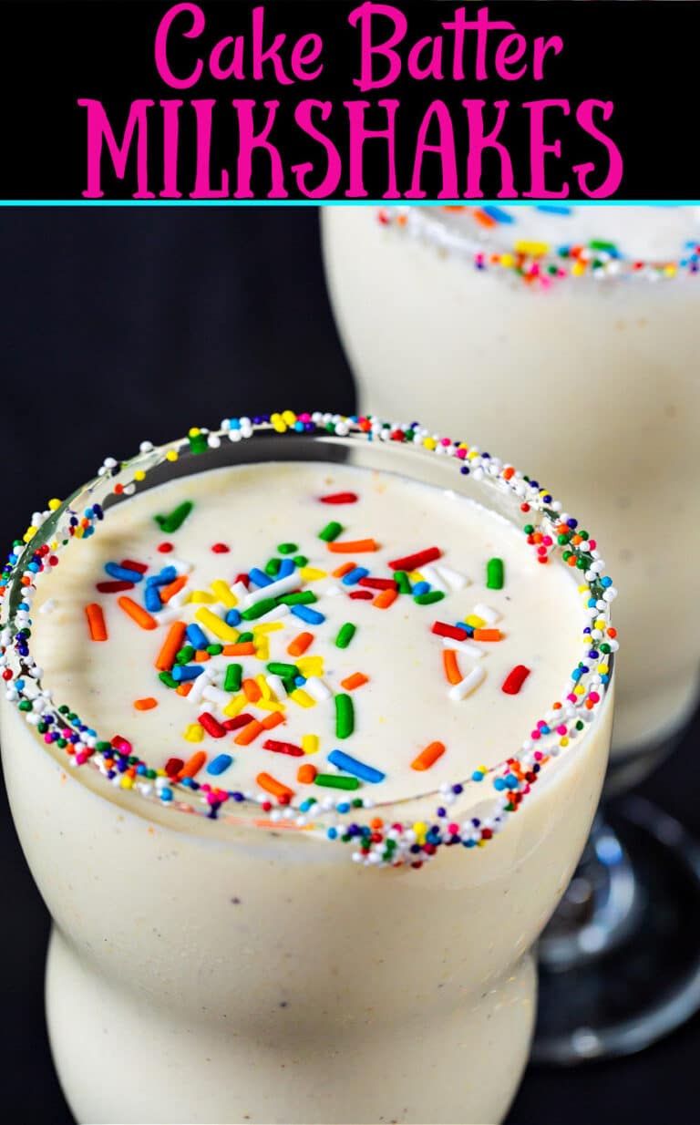 Cake Batter Milkshakes Recipe - Spicy Southern Kitchen