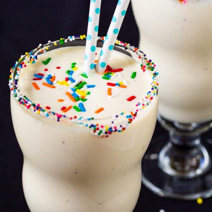 Cake Batter Milkshakes Recipe - Spicy Southern Kitchen