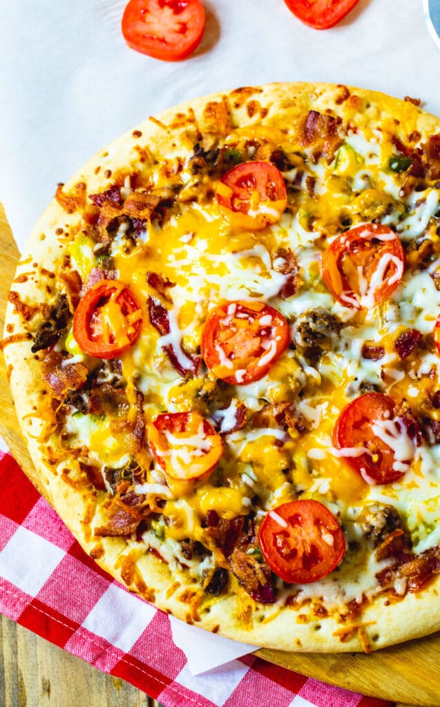 Cheeseburger Pizza - Spicy Southern Kitchen