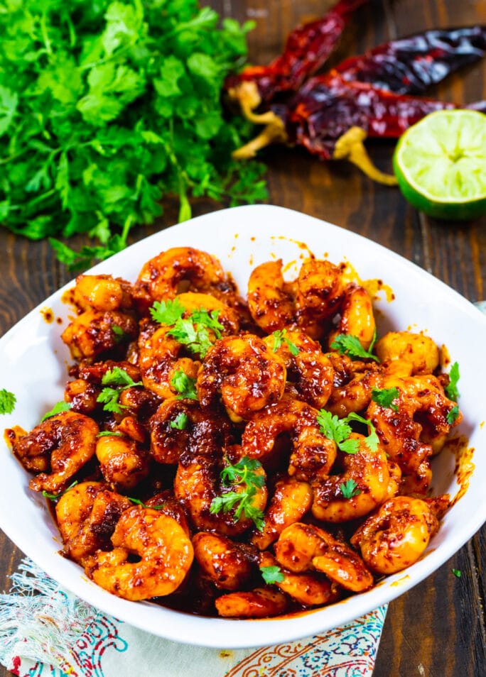 Chile and Garlic Shrimp - Spicy Southern Kitchen