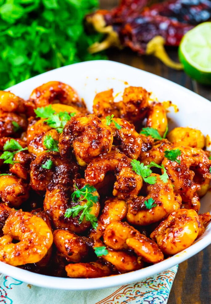 Chile and Garlic Shrimp - Spicy Southern Kitchen