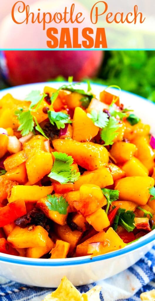 Chipotle Peach Salsa - Spicy Southern Kitchen