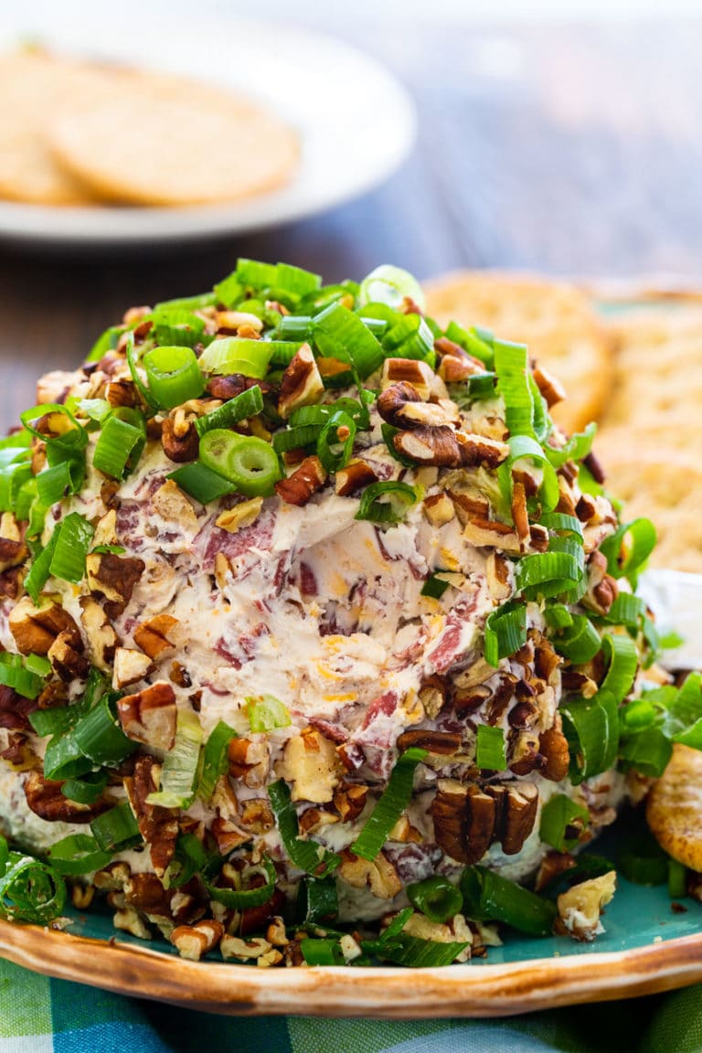 Chipped Beef Cheese Ball - Spicy Southern Kitchen