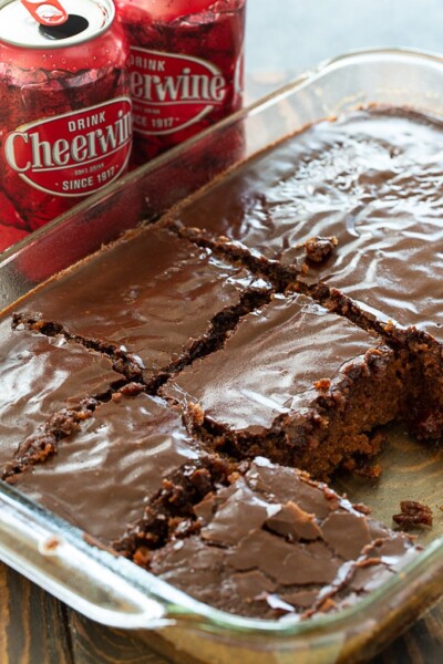 Cheerwine Chocolate Cake - Spicy Southern Kitchen