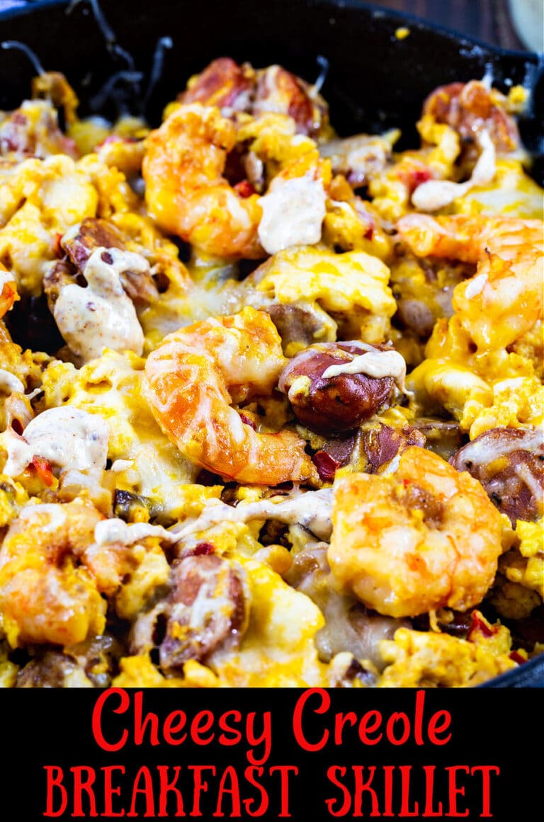 Cheesy Creole Breakfast Skillet - Spicy Southern Kitchen
