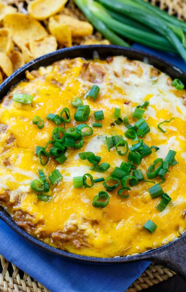 Cheesy BBQ Pork Dip - Spicy Southern Kitchen