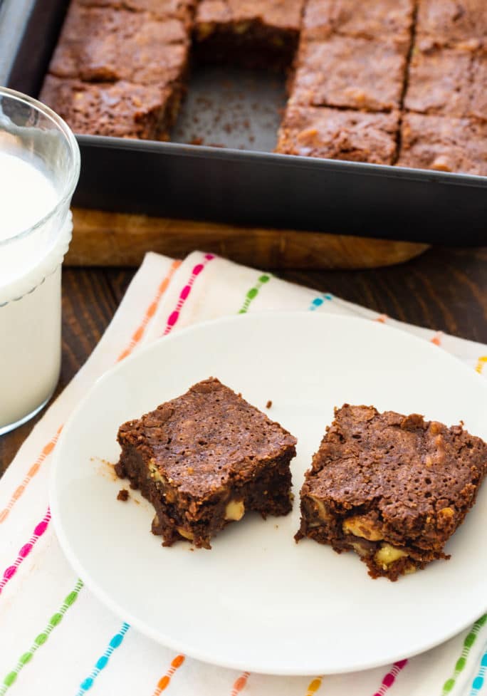 Easy Fudge Bars - Spicy Southern Kitchen