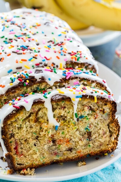 Funfetti Banana Bread - Spicy Southern Kitchen