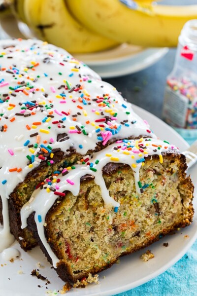 Funfetti Banana Bread - Spicy Southern Kitchen