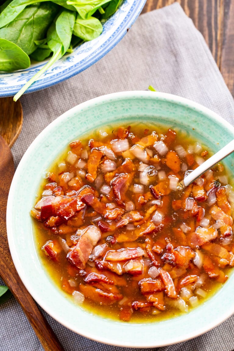 Hot Bacon Dressing - Spicy Southern Kitchen
