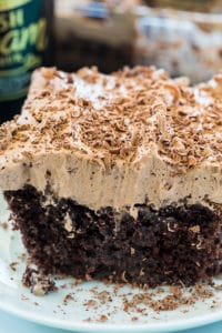 Irish Cream Poke Cake - Spicy Southern Kitchen